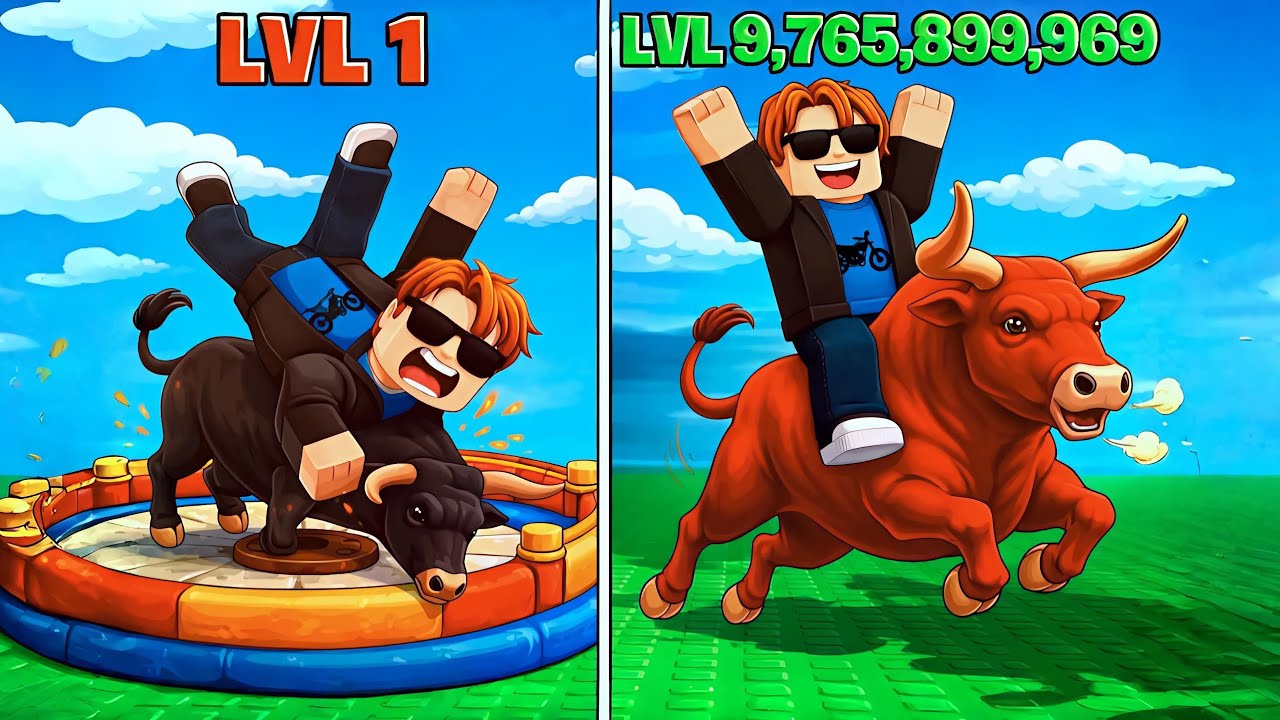 I Became a PRO at Taming the BULL in Roblox! - YouTube
