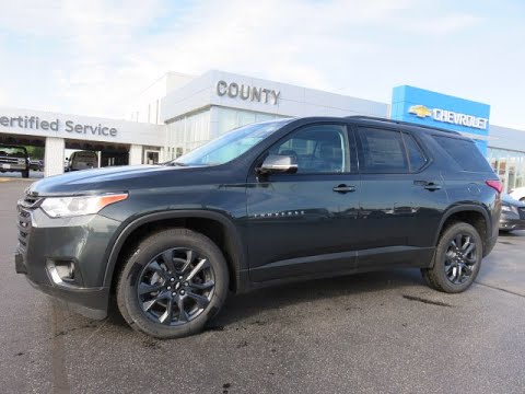 2020 Chevrolet Traverse LT RS AWD Graphite Metallic - YouTube
