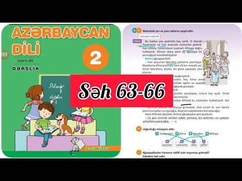 2-ci sinif Azərbaycan dili dərslik səh 63,64,65,66. 2-ci hissə. Qələbə xəbəri