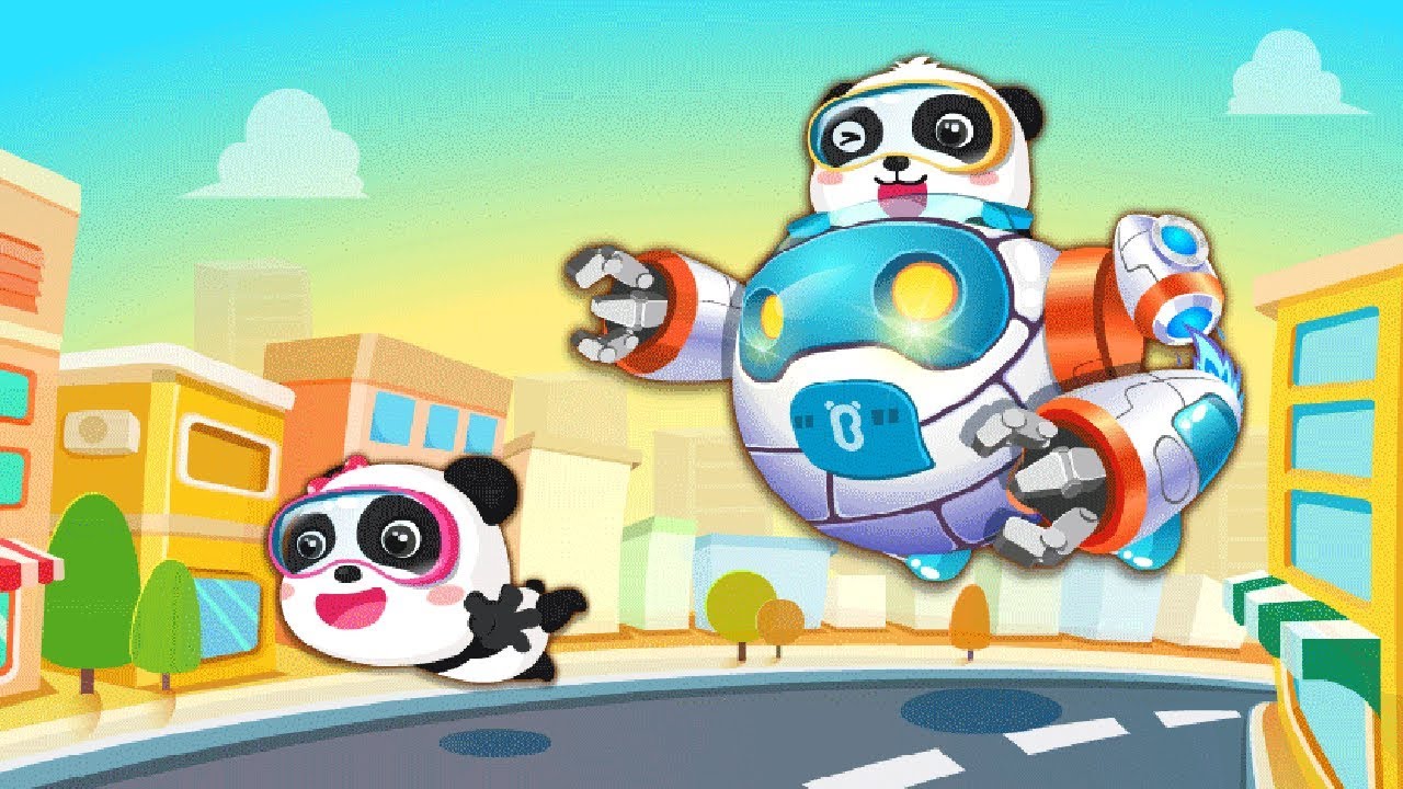 Baby Panda Robot | Care for Environment | Kids Animation | BabyBus Game ...