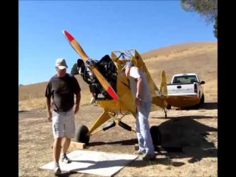 Hand Propping an Airplane Engine - YouTube