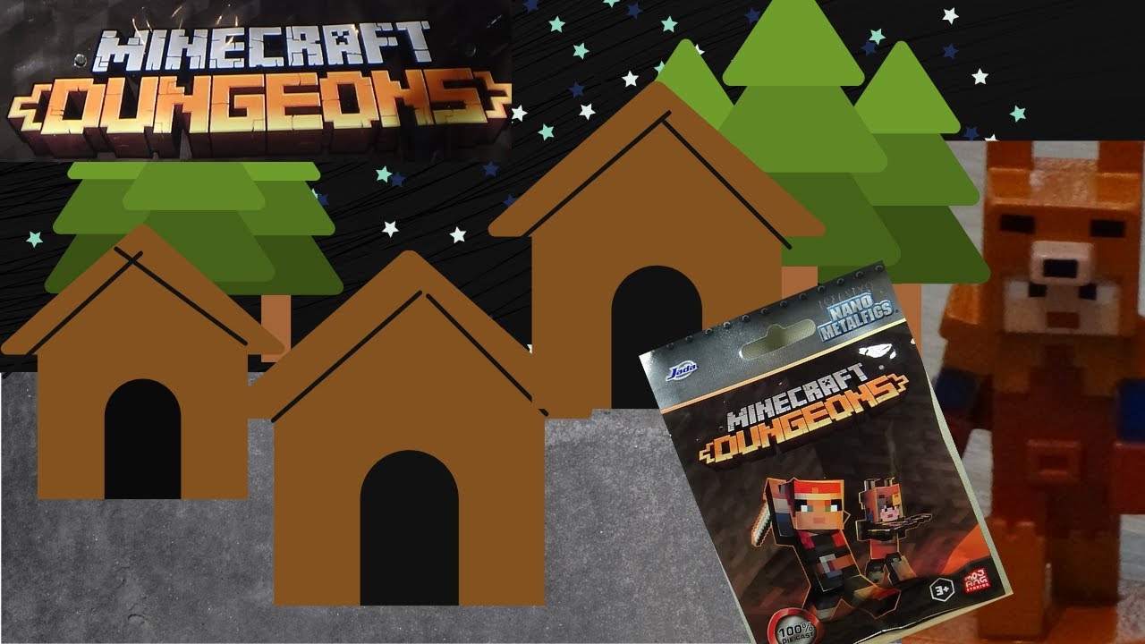Minecraft Dungeons mystery bag by jada diecast opening #2 - YouTube