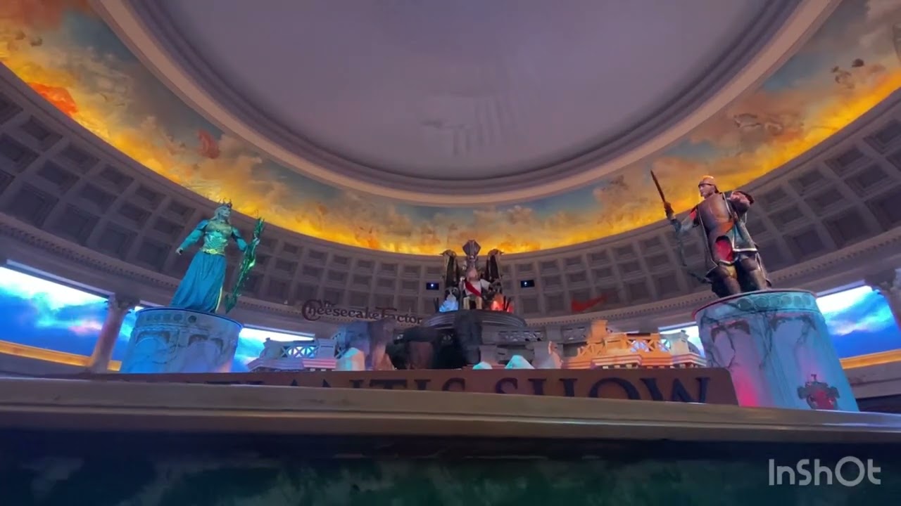 A “must see” The Fall of Atlantis-show in Caesars palace, Las Vegas is ...