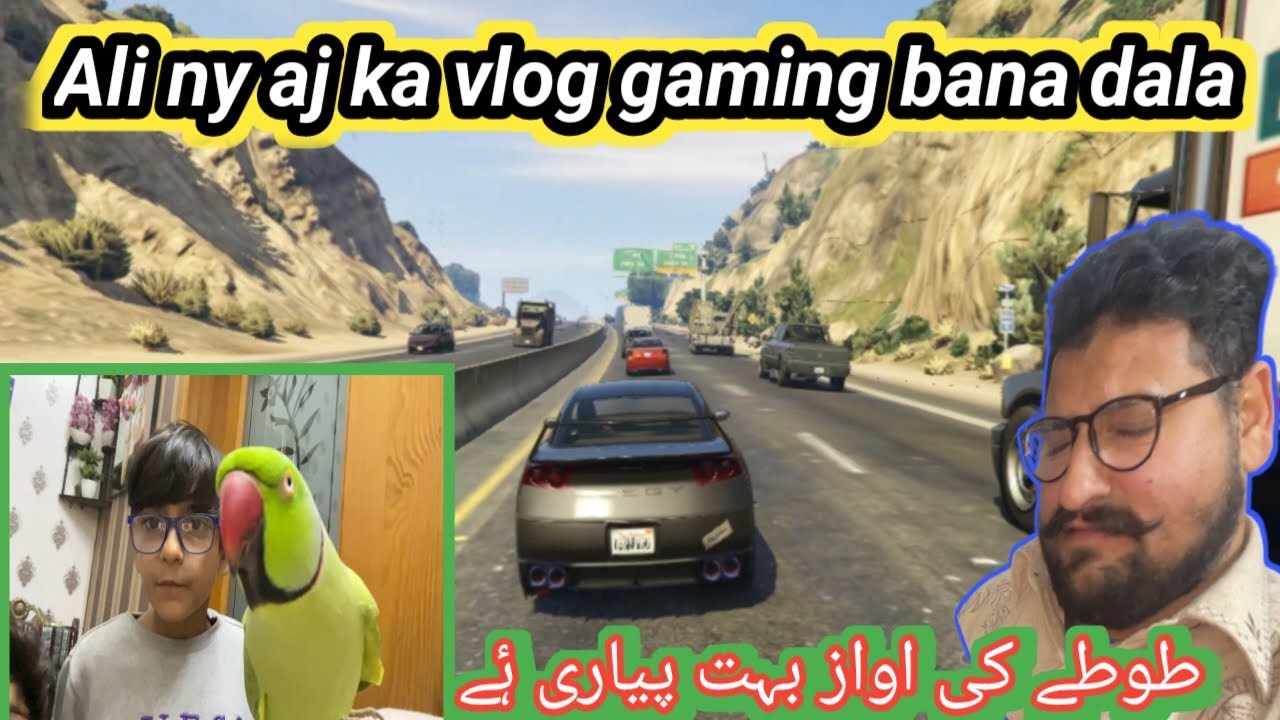 gta 5 gaming vlog with ali //ali ki waja se popat hp gaya#youtube # ...