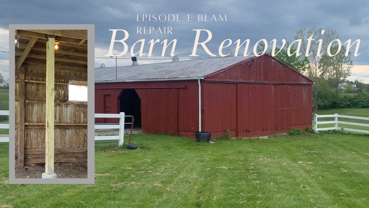 And so it begins... I'm building a new shop! - Barn Beam Repair - Barn ...