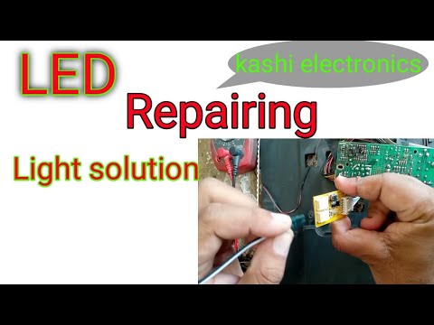 LED repairing light solution - YouTube
