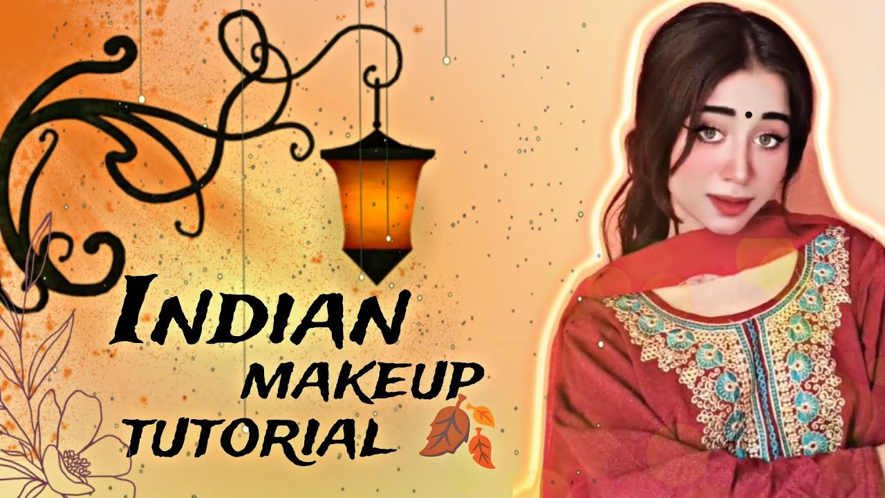 Indian Makeup Tutorial...🍂🫠#bindi #indianmakeup #traditional# ...
