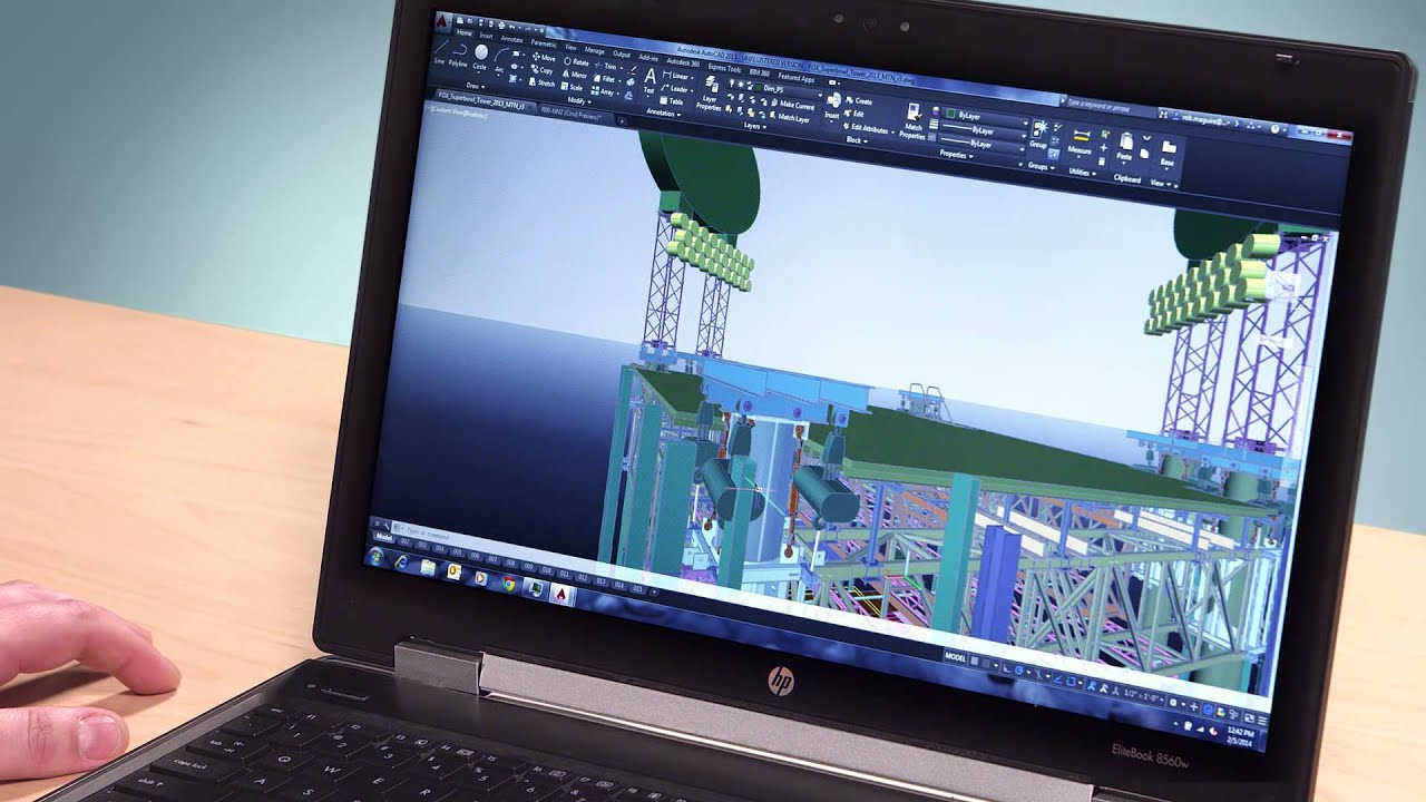 Autodesk AutoCAD Design Suite 2015: Refined Interface - YouTube