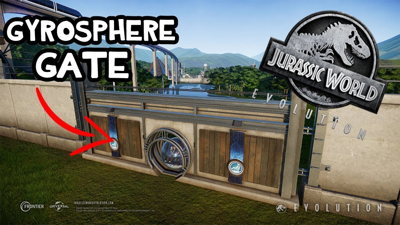 GYROSPHERE GATE | Feature Focus #2 | Jurassic World Evolution - YouTube