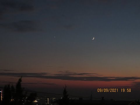 9 Eylül İzmir'in kurtuluş günü ve gökyüzünde süpriz ay yıldız.!🤗⭐️🌙🇹🇷