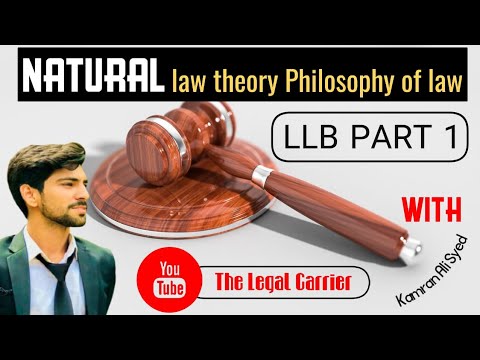 Natural law Theory (Philosophy of law)LLB PART 1 - YouTube
