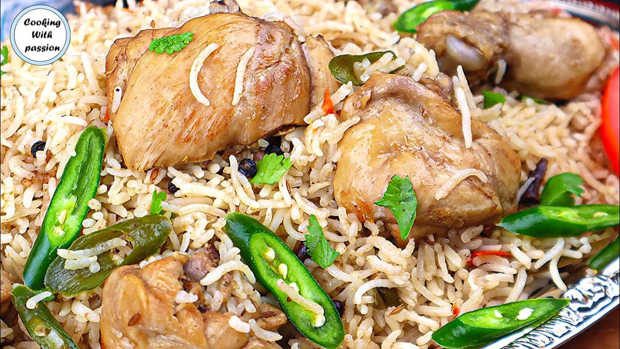 Chicken Pulao Recipe For 1/2 KG BASMATI Rice, Best Chicken Pulao For ...
