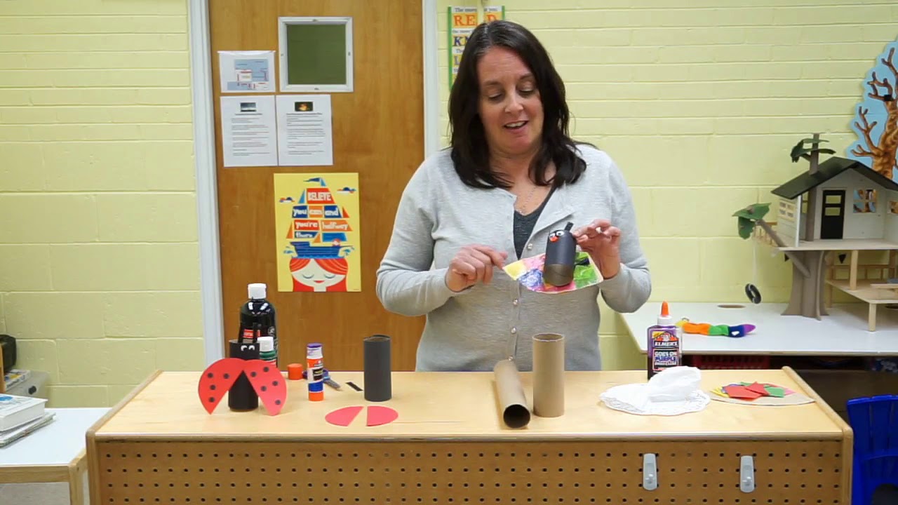Making insects with toilet paper rolls - YouTube