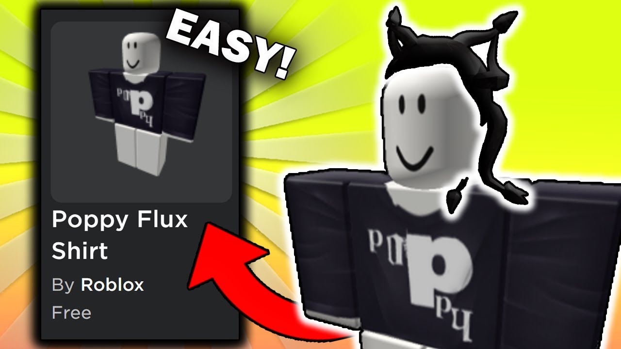 HOW TO GET FREE Poppy Braids & Poppy Flux Shirt! EASY ROBLOX TUTORIAL ...