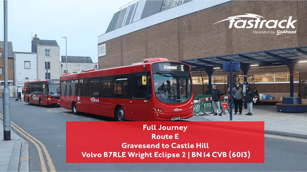 Full Journey | Route E to Castle Hill | First Day Go Ahead Fastrack ...