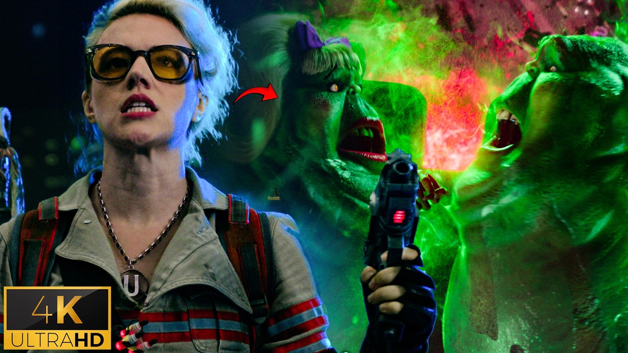 NYC Overrun by Ghosts | Final Battle Scene Ghostbusters - YouTube