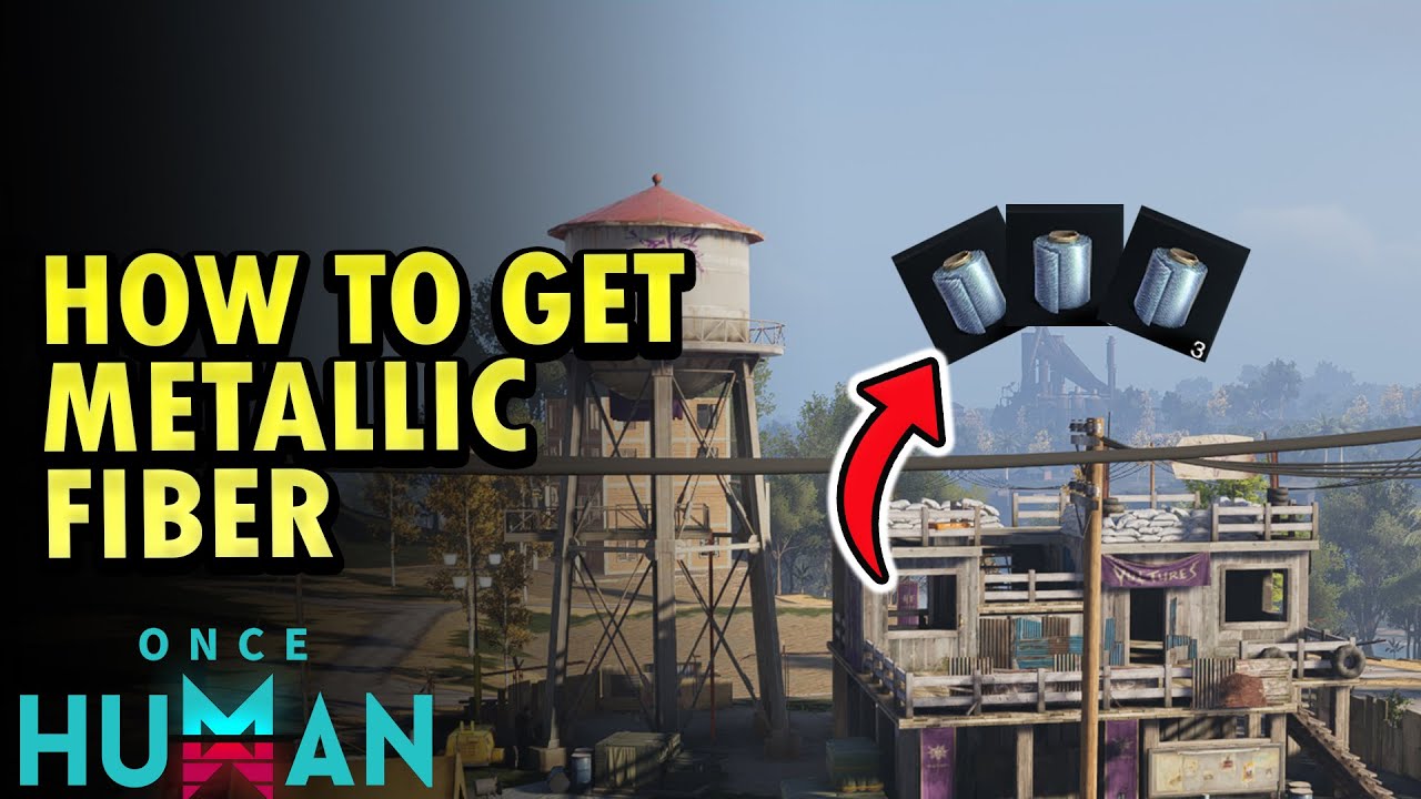 How To Get Metallic Fiber - BEST Locations And Loot Once Human - YouTube