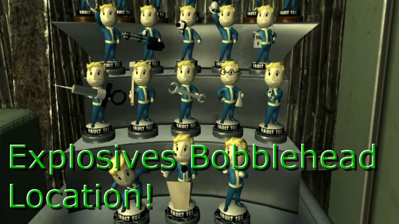 Fallout 4: Location of Explosives Bobble Head (Saugus Ironworks) - YouTube