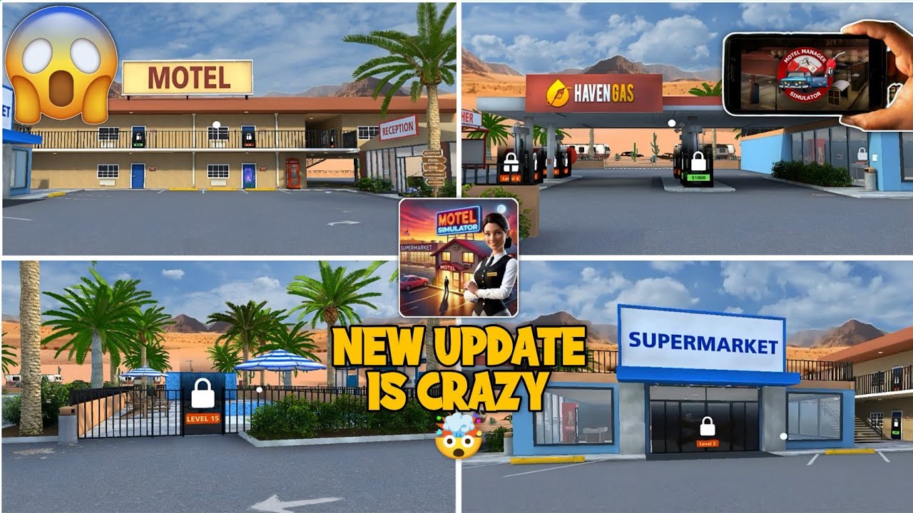FINALLY!! 😱 NEW UPDATE OF MOTEL SIMULATOR IS CRAZY 🤯 | DOWNLOAD MOTEL ...