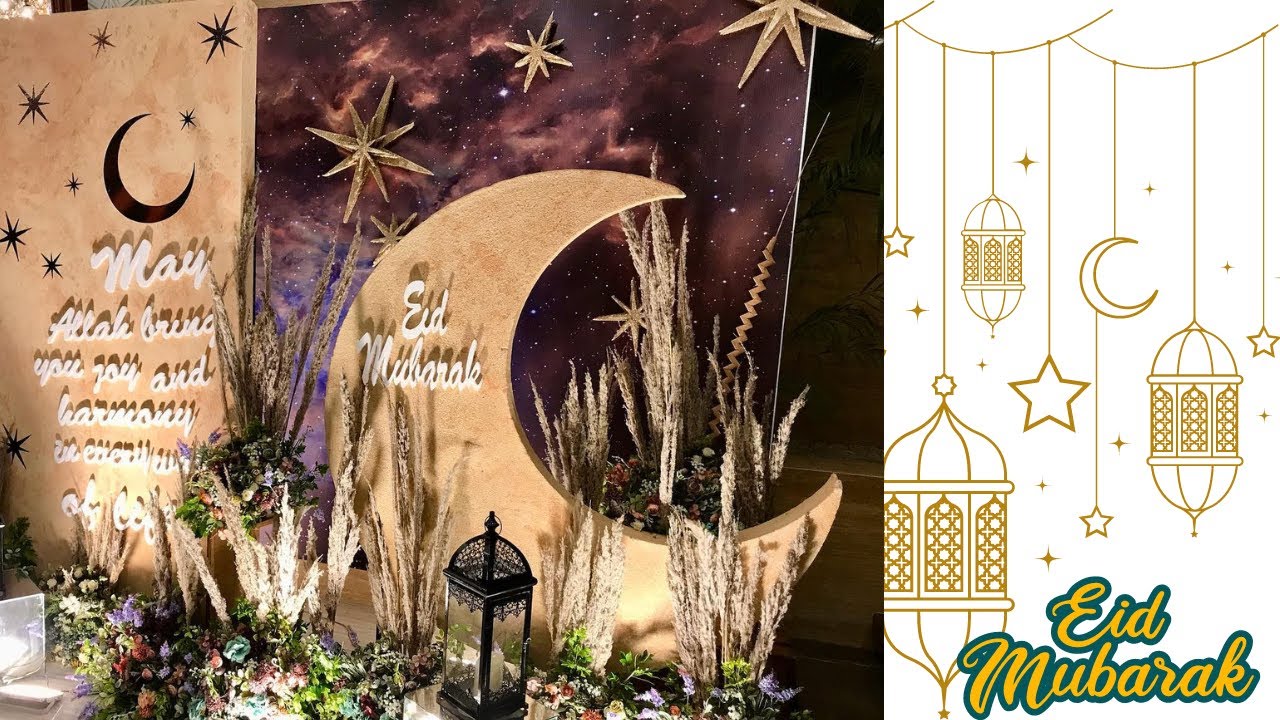 Best Eid Decoration | Eid Mubarak photo booth - YouTube