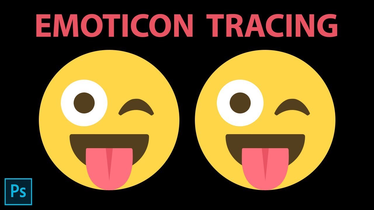 Illustration | Vector Tracing of Emoticon or Emoji in Photoshop in ...