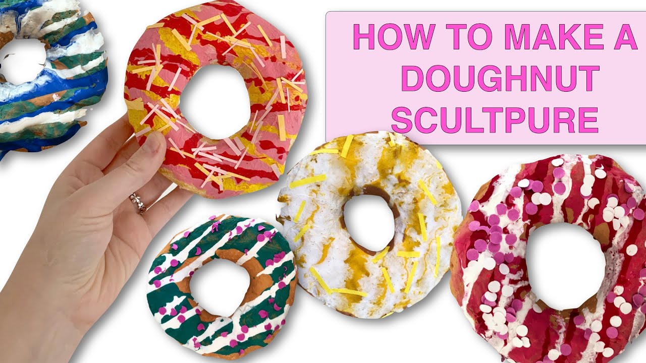 HOW TO MAKE A DOUGHNUT SCULPTURE - YouTube
