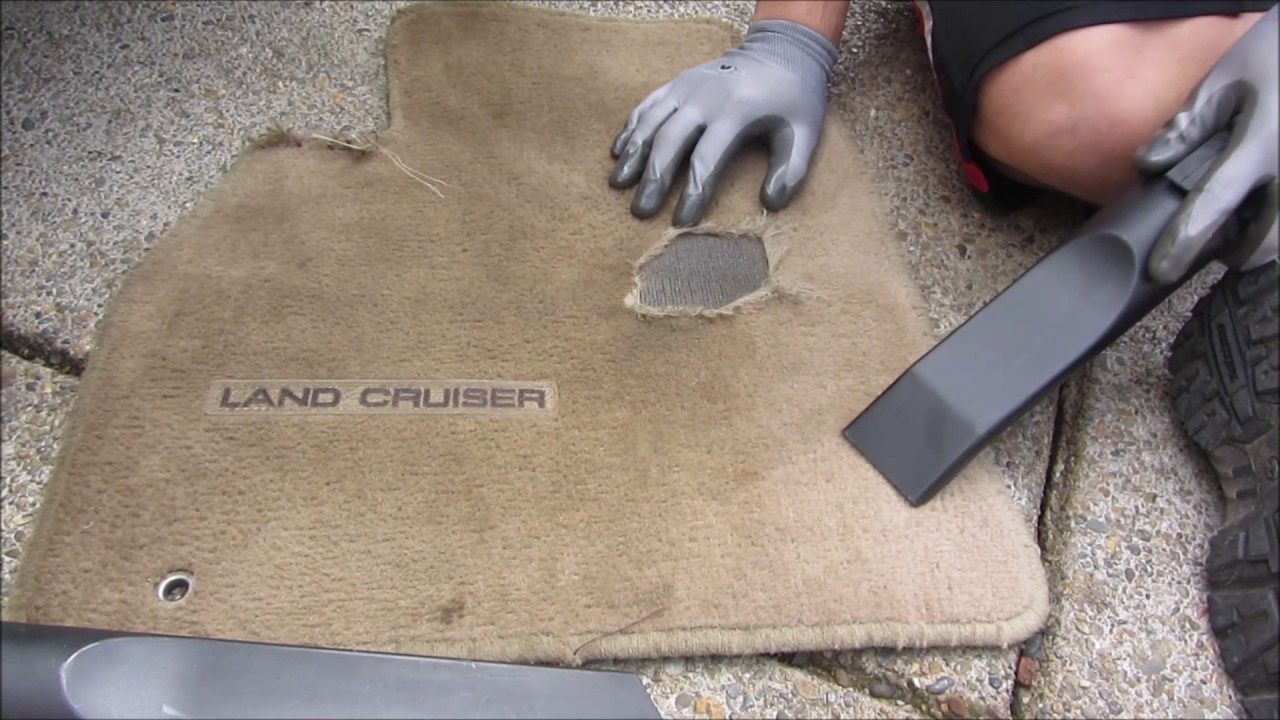 Cleaning a sand filled car interior! - YouTube