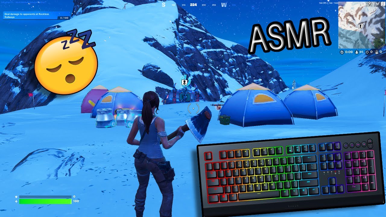 Relaxing Fortnite Asmr Gameplay On 144Hz Monitor - YouTube