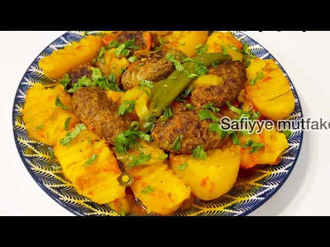 ♥️DADINA DOYMAYACAĞINIZ ÇOOX LƏZZƏTLİ QAZAN KOTLETİ🤌👍🏻