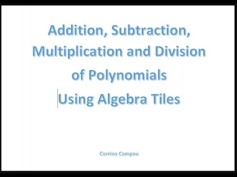 Addition, Subtraction, Multiplication and Division of Polynomials Using ...
