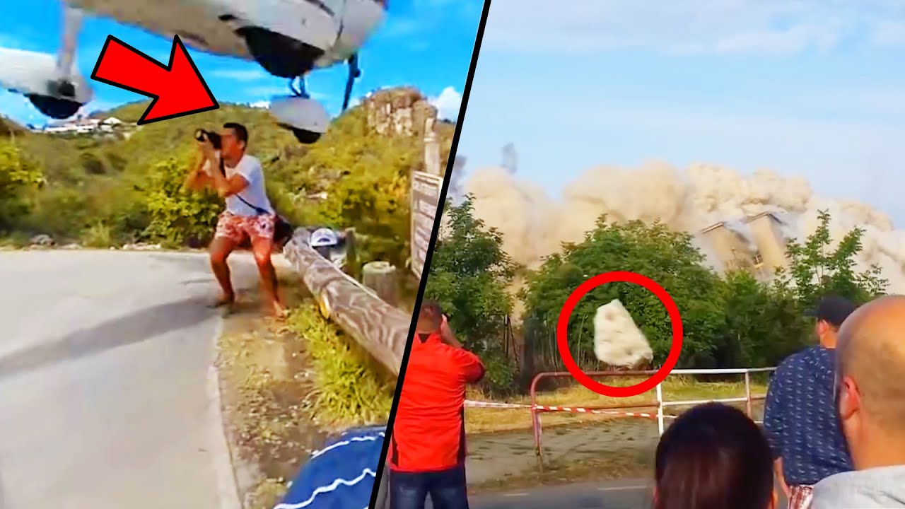 40 LUCKIEST PEOPLE CAUGHT ON CAMERA - YouTube