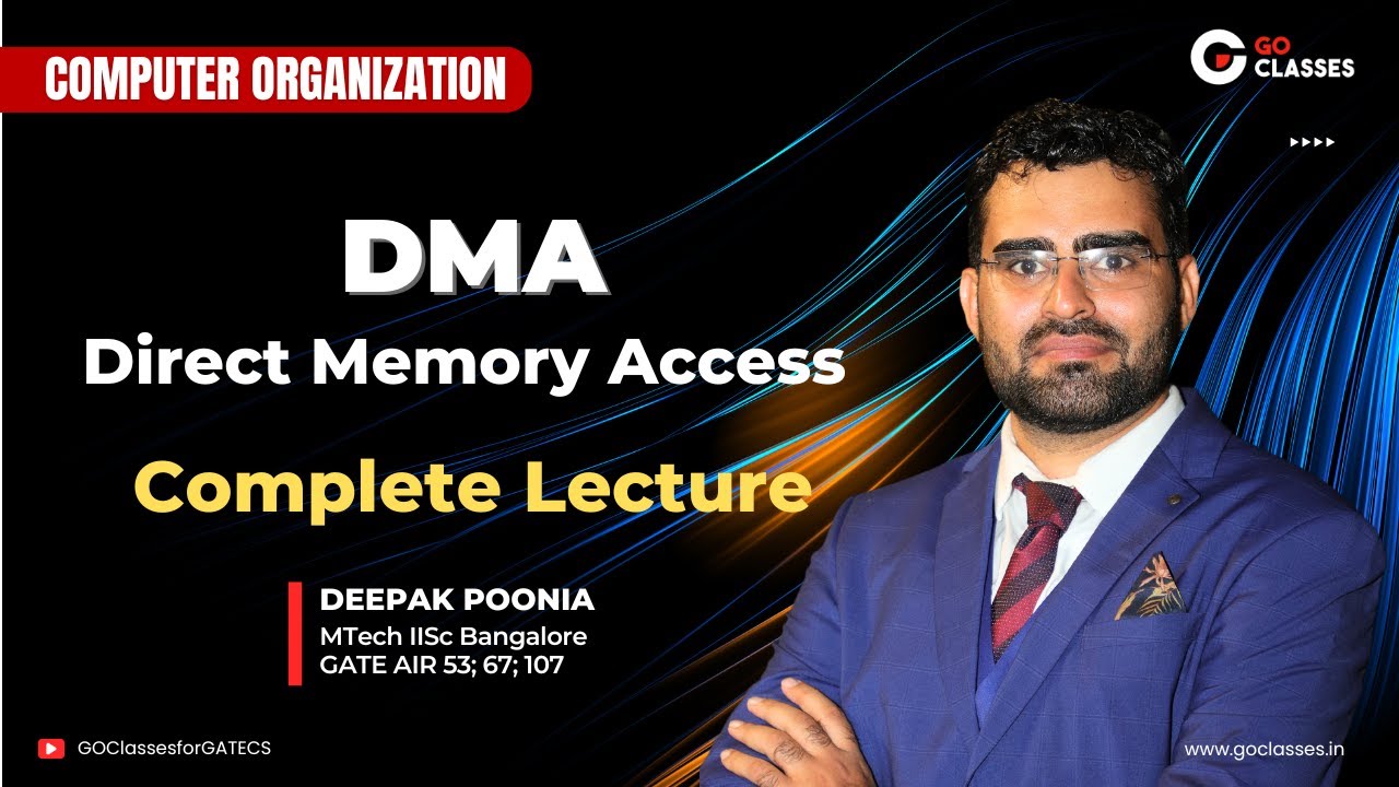 I/O Lec 5 - DMA - Direct Memory Access | Cycle Stealing Mode, Burst ...