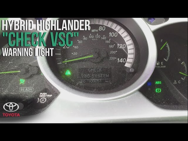 Toyota Rav4 Warning Lights Vsc | Shelly Lighting