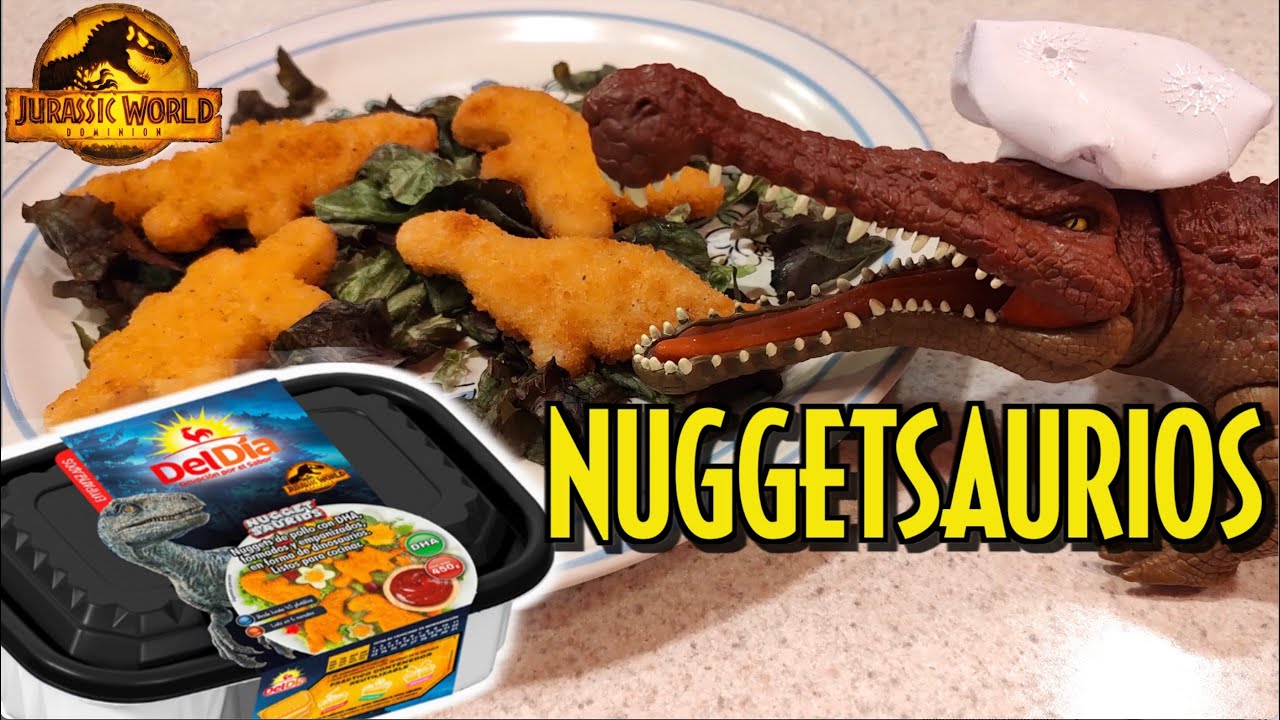 NUGGETSAURIOS de JURASSIC WORLD DOMINION | Chef Sarcosuchus ...