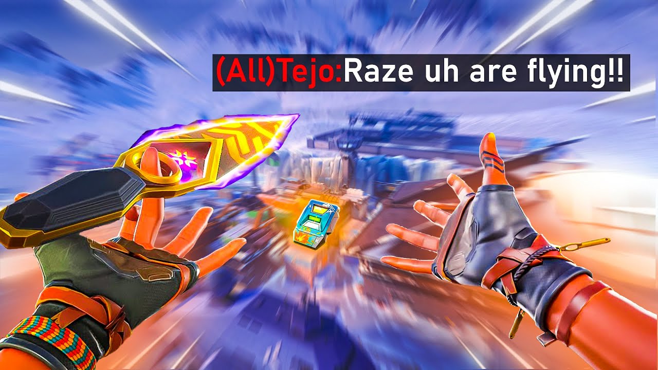 Watch your raze main Flying !! #valorant #valorantclips #youtube # ...