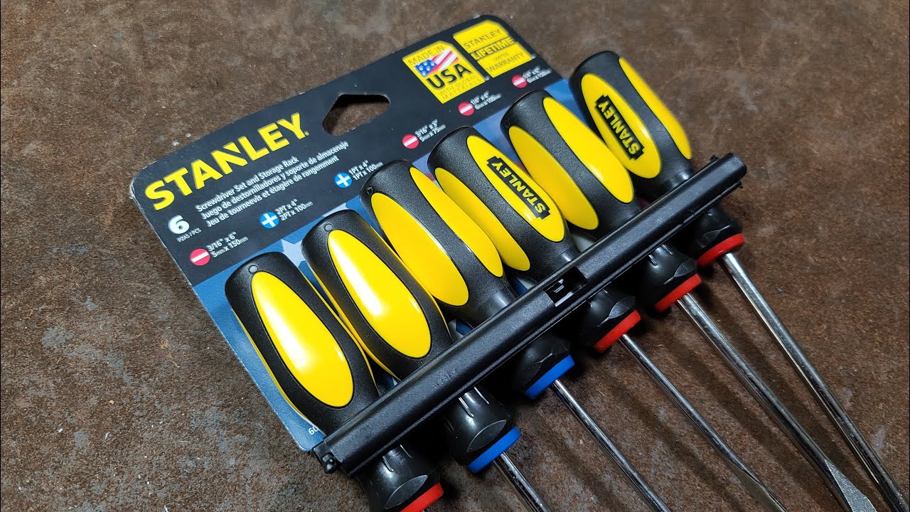 Stanley USA Basic Screw Driver Set Review (Ok But Could Be Better) - YouTube