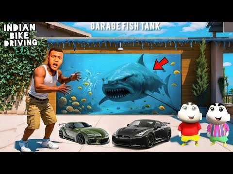 FRANKLIN MADE A FISH 🐠 TANK ON HIS CAR GARAGE 😲 | STORIES | INDIAN BIKE ...