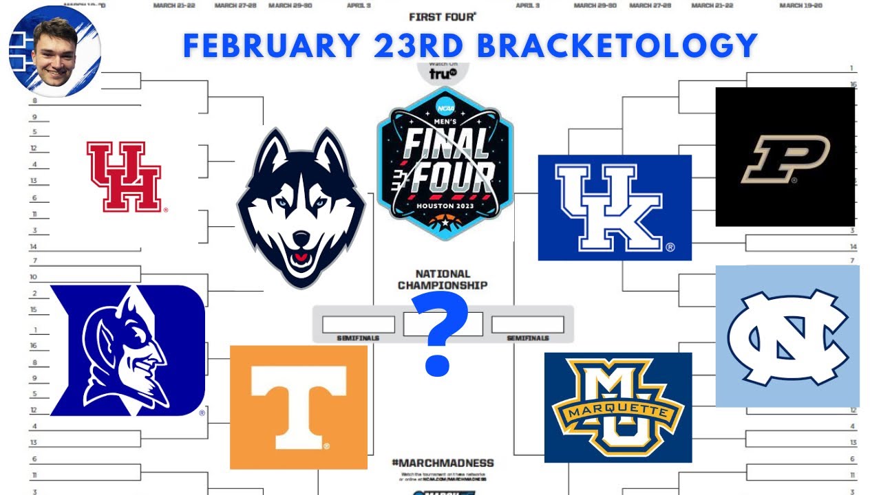 Bracketology Update - February 23, 2024 - YouTube