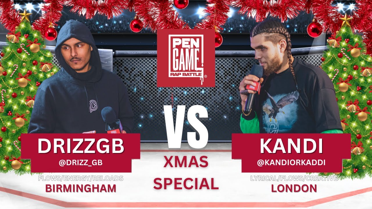 DRIZZGB Vs KANDI | PenGame Rap Battle 2023 - XMAS SPECIAL - YouTube