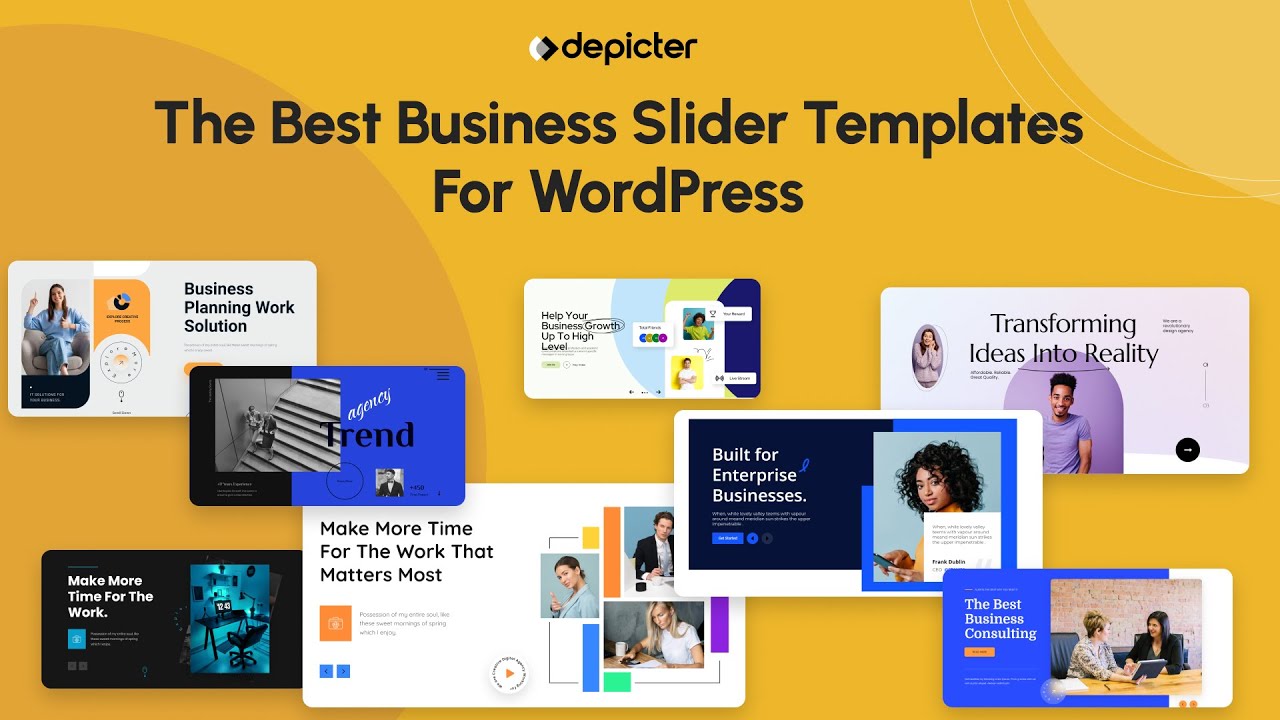 The BEST Business Slider Templates for WordPress - YouTube