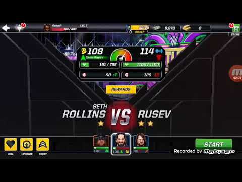 WWE MAYHEM SETH ROLLINS VS RUSEV!! - YouTube