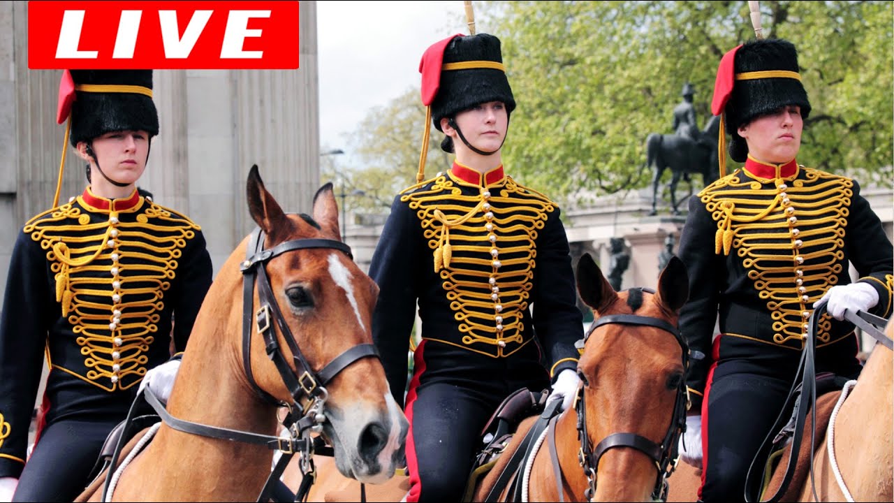 🔴LIVE: King's Troops Returns to Horse Guards Parade - YouTube