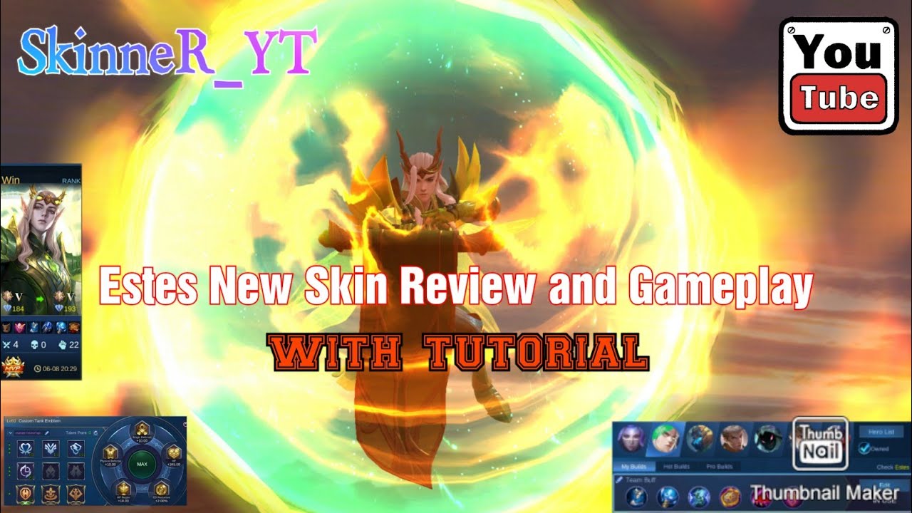 ESTES NEW SKIN REVIEW WITH GAMEPLAY AND TUTORIAL. FULL SUPPORT 4/0/22 ...
