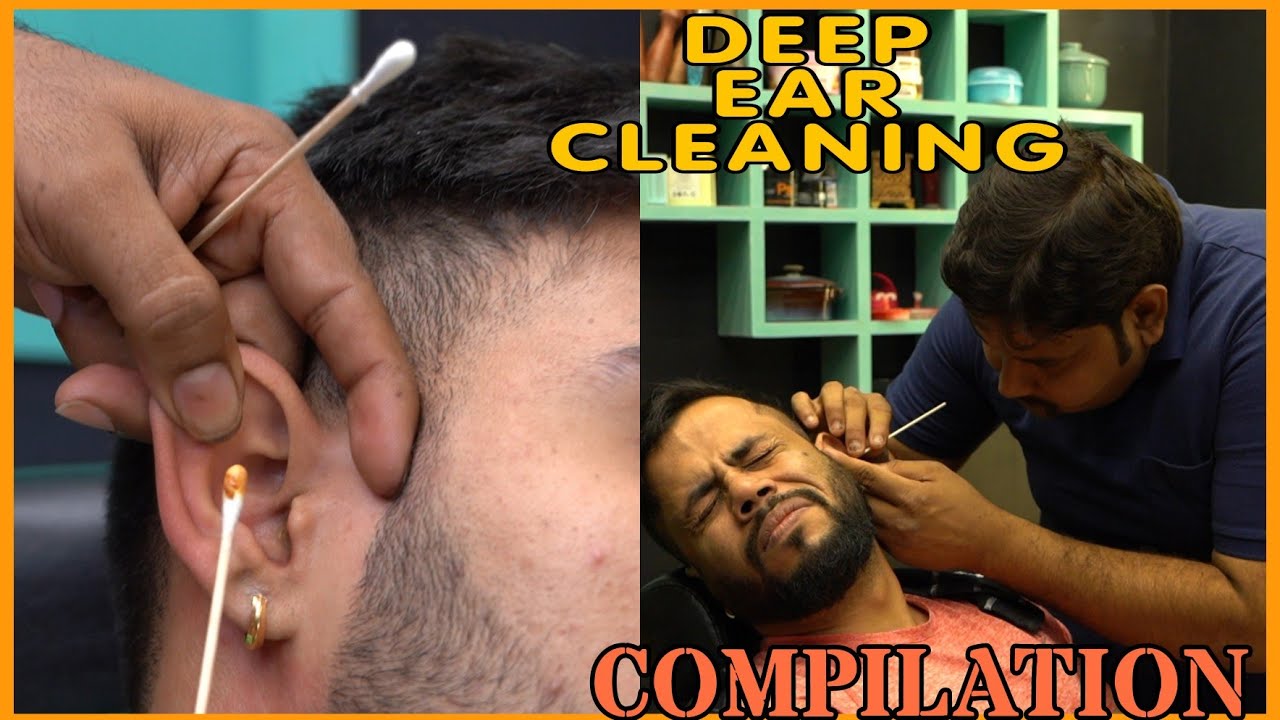 Deep Ear Cleaning | Indian Barber Shamboo, Reiki and Vikram💈#asmr - YouTube