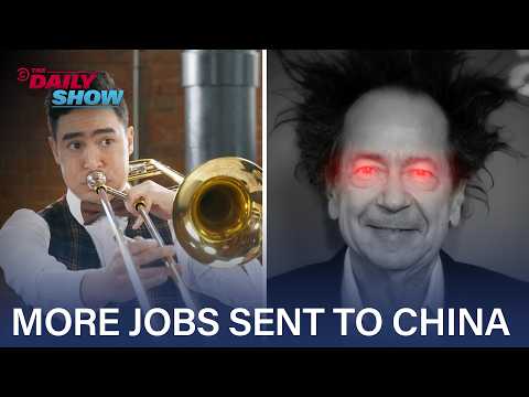 Offshoring Comes for Jobs at Brass Instrument Plant & Troy Iwata Goes Sad Trombone | The Daily Show