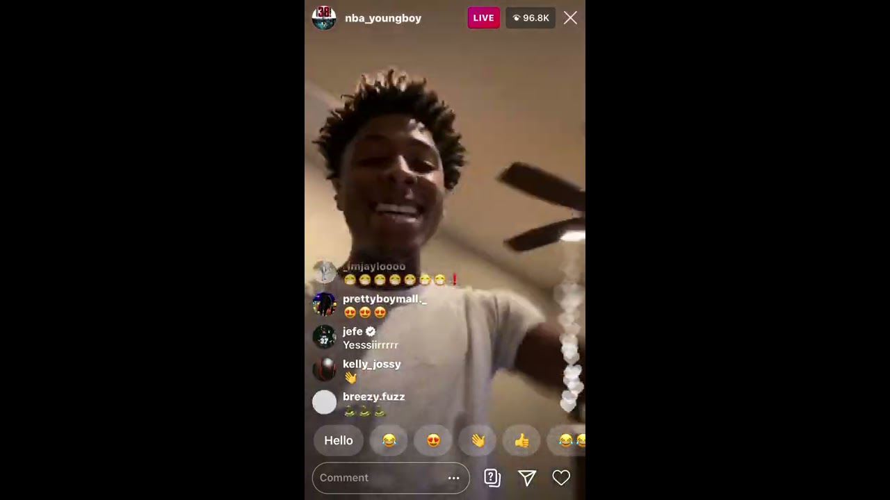 NBA YOUNGBOY- “KACEY TALK” **FULL IG LIVE SNIPPET** - YouTube