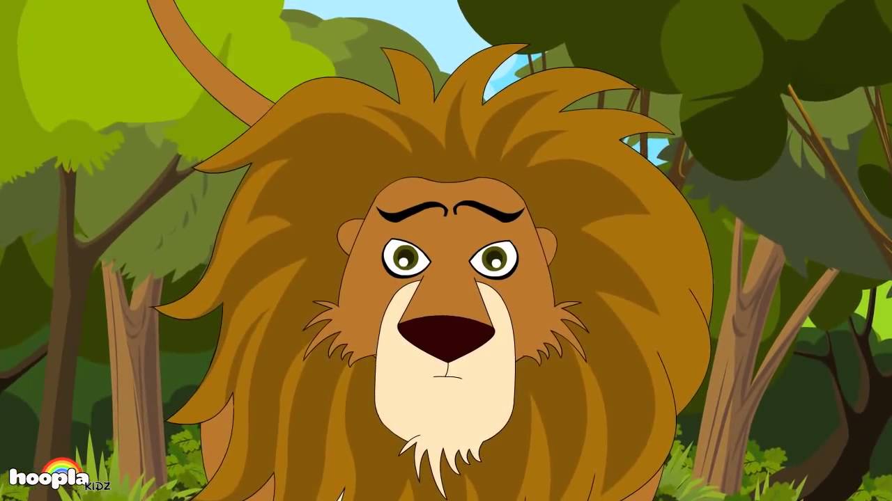 The Lion and The Elephant - Aesop's fables Children songs - YouTube