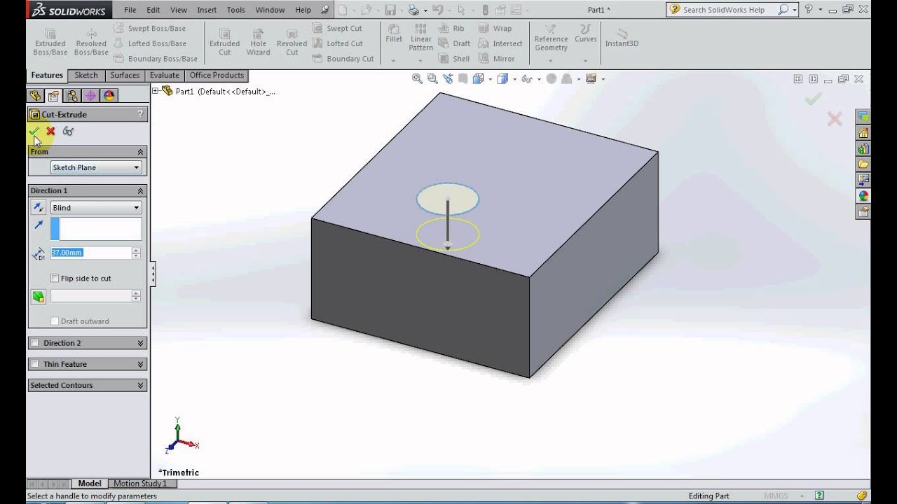 Direct Editing in SolidWorks - YouTube