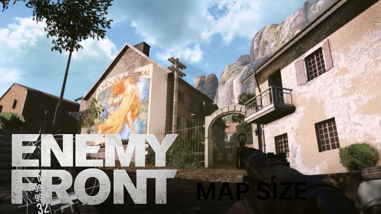 HOW BIG ARE THE MAPS in Enemy Front? Walk Across the Maps - YouTube