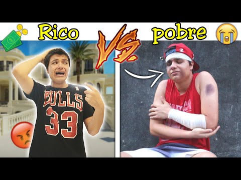 RICO VS POBRE NA ESCOLA #49 - POBRE SE MACHUCOU !!